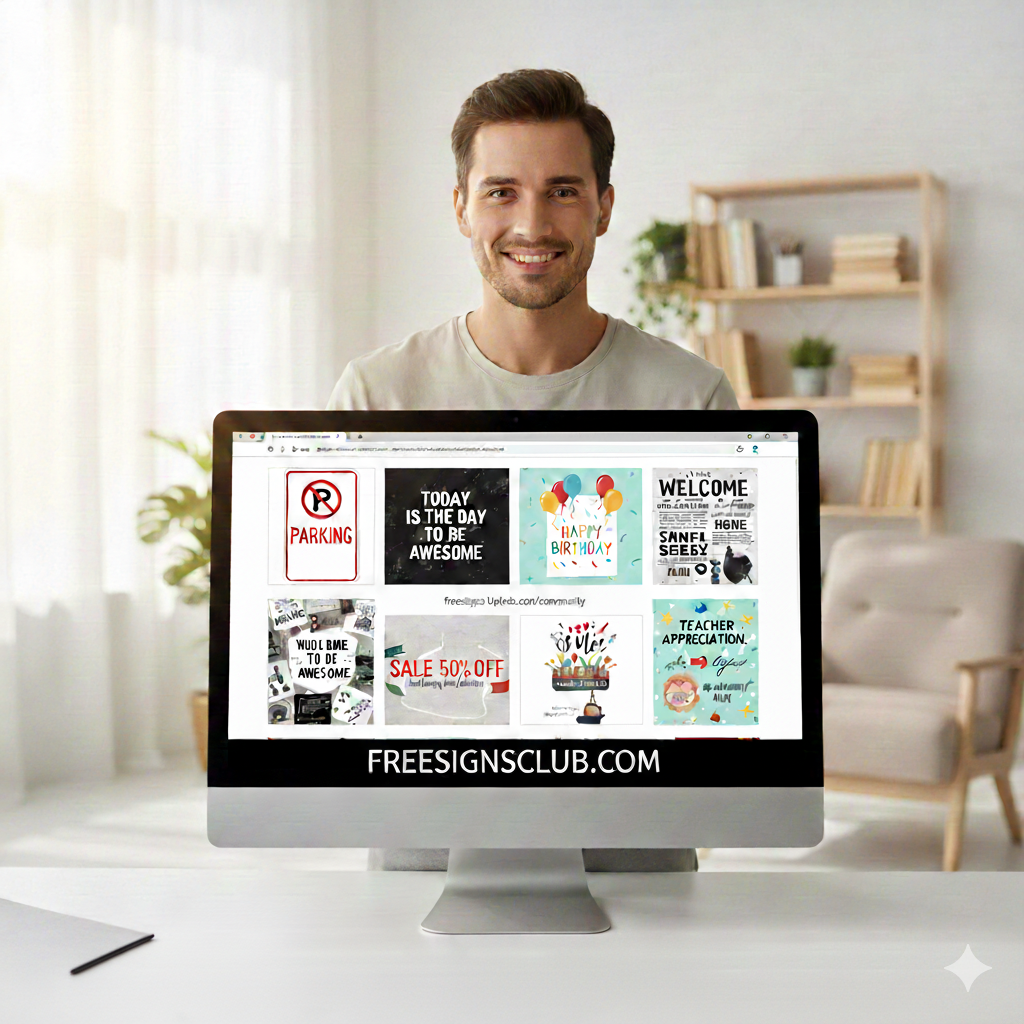 Free Signs Club - Create & Share Beautiful Custom Signs Online